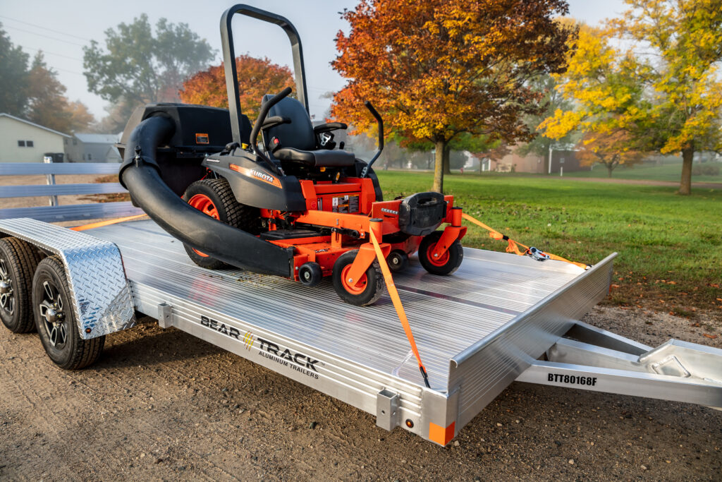 80" Wide Tandem Axle Utility Trailer - Bear Track Aluminum Trailers